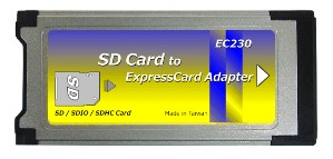 EC230 (SD / SDHC / SDIO Card Reader) - M-FACTORS Storage