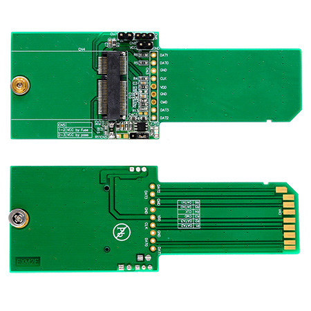 EXM2E (SD to M.2 SDIO Adapter [Socket 1 SDIO-base, Key E, Dimension ...