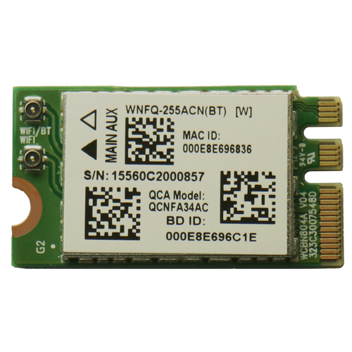 WNFQ-258ACN(BT) 802.11ac/a/b/g/n WiFi + Bluetooth M.2 Module, Qualcomm ...