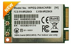 WPEQ-256ACNRBI 802.11ac/a/b/g/n Industrial Grade Mini PCIe Module ...