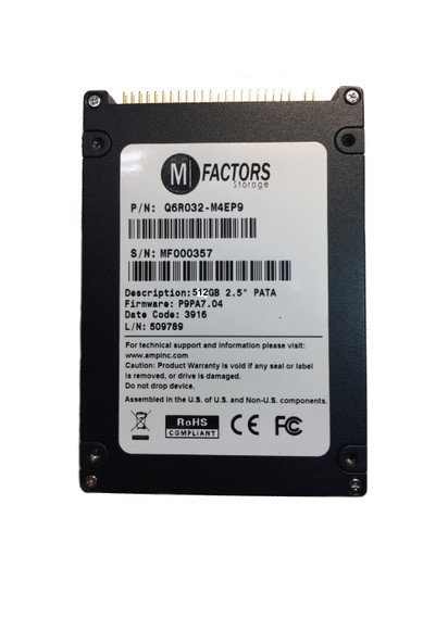 512GB - 2.5-Inch PATA IDE MLC (Toshiba NAND) SSD - M-FACTORS Storage