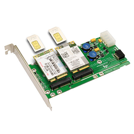 U0914A (3G/4G Wireless MODEM to USB 9P Header) - M-FACTORS Storage