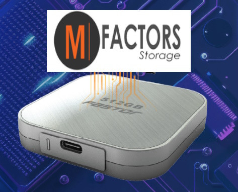 USB-C External NAND Storage USB4.0 Gen3x2 512GB~32TB - M-FACTORS Storage