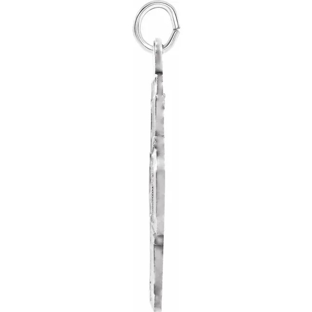 14K Gold Four-Way Cross Medal Pendant | Gage Diamonds