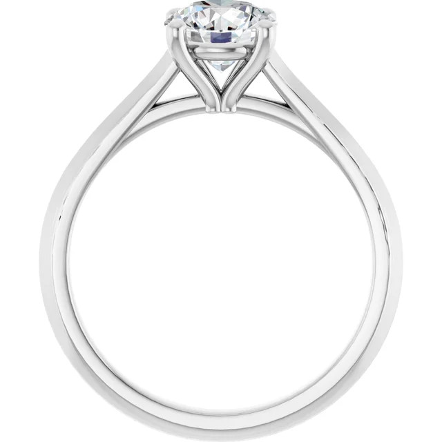 Jocelyn Knife Edge Solitaire Engagement Ring Setting | Gage Diamonds