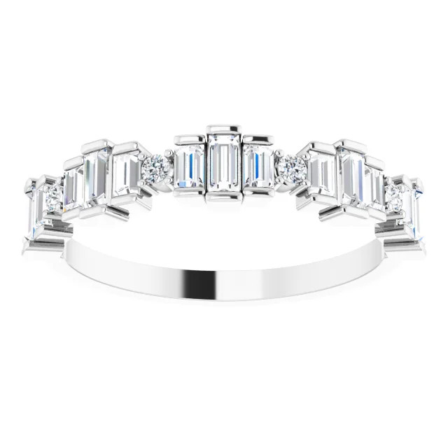 Becca 14K Yellow Gold Jagged Diamond Ring (5/8 TCW) | Gage Diamonds