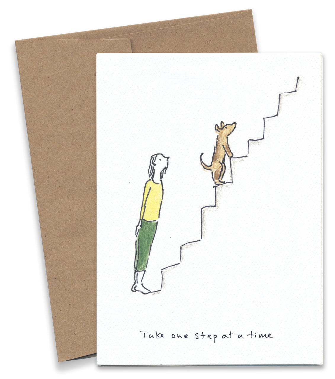 Take One Step at a Time - Rosie's Wonders Connection Cards