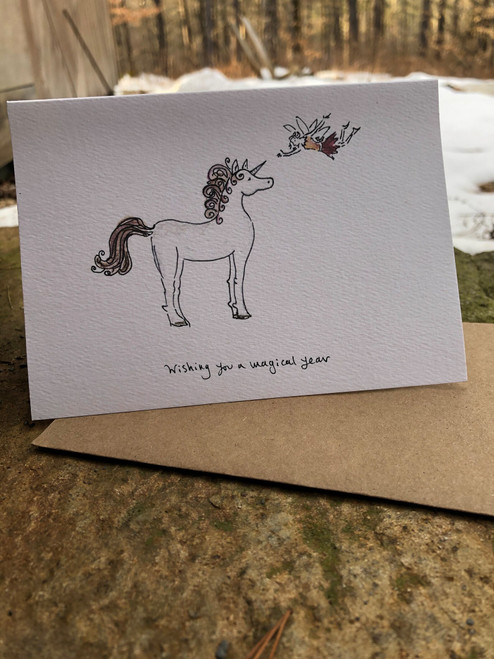 Wishing You a Magical Year - Rosie's Wonders Connection Cards