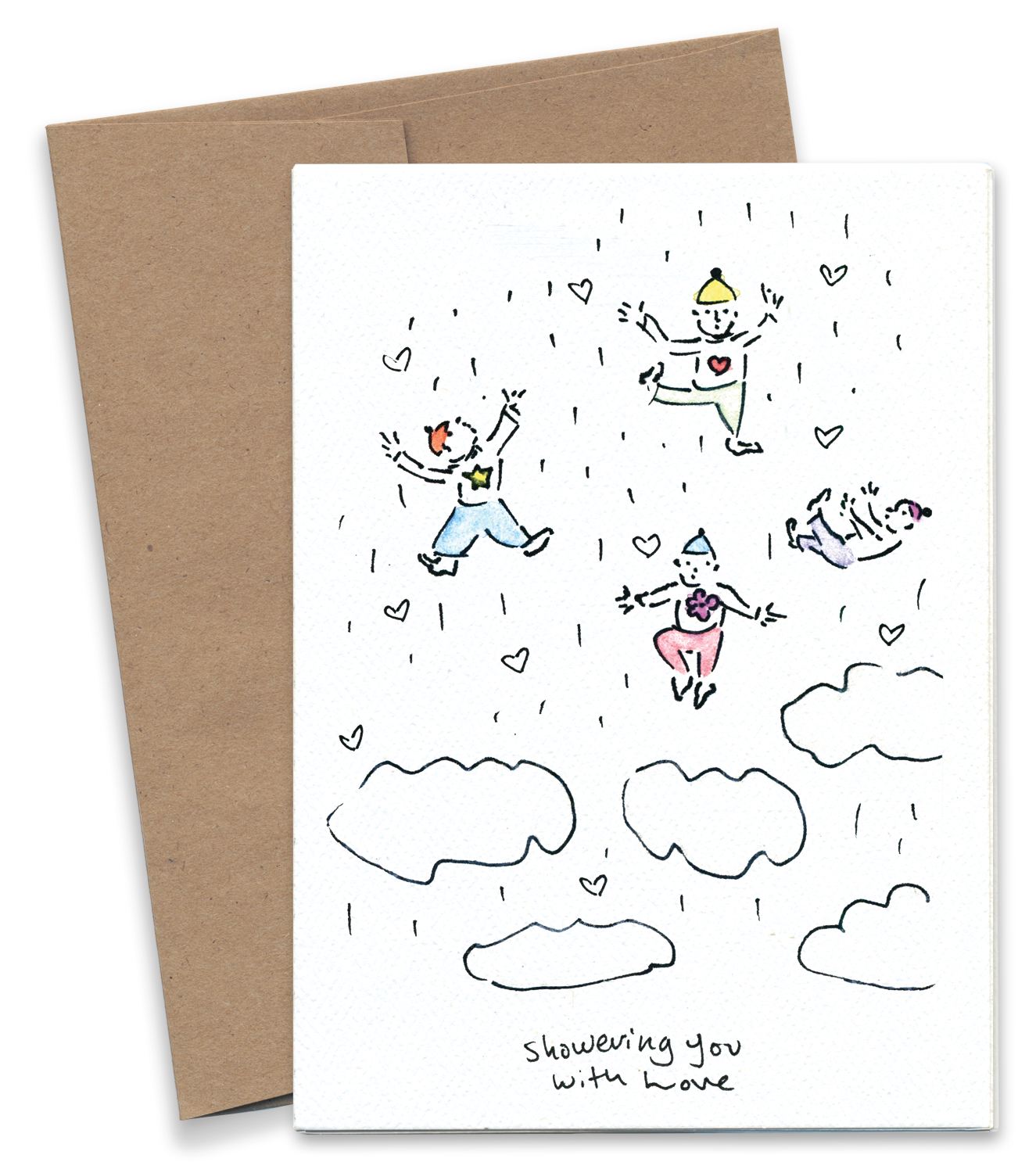 Showering You With Love - Rosie's Wonders Connection Cards