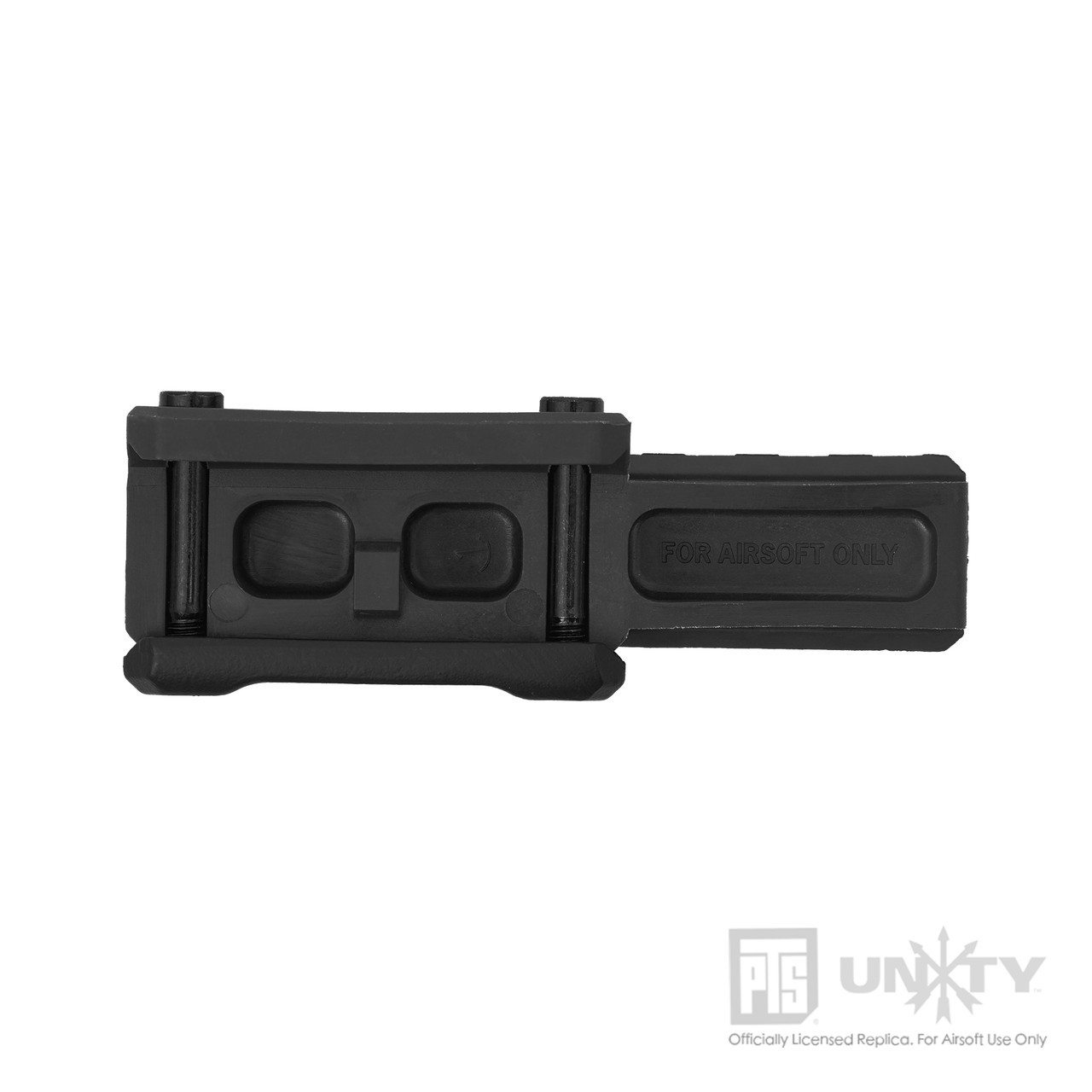 PTS UNITY TACTICAL FAST OPTIC RISER DUPONT POLYMER - BLACK - MiR Tactical