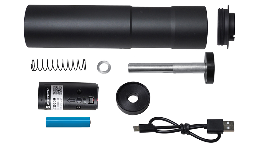LCT Z-SERIES DTK-4 MOCK SUPPRESSOR BARREL EXTENSION 14MM CCW W/ TRACER ...