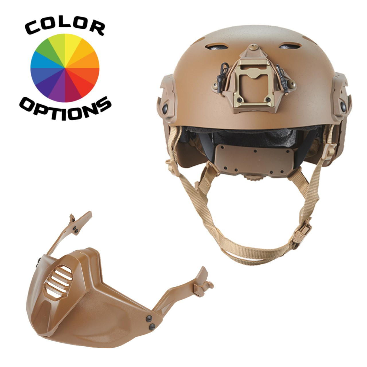 FMA FAST SF BUMP HELMET W/ HALF MASK ATTACHMENT - MiR Tactical