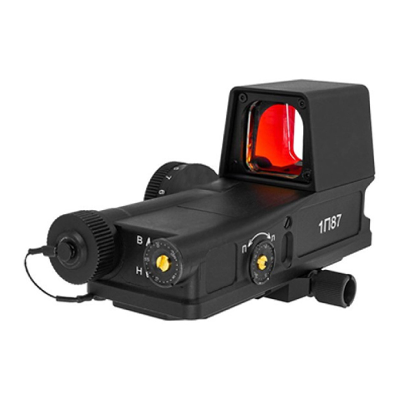 ATLAS CUSTOM WORKS 1P87 RED DOT SIGHT W/ MILITARY RETICLE - BLACK - MiR ...