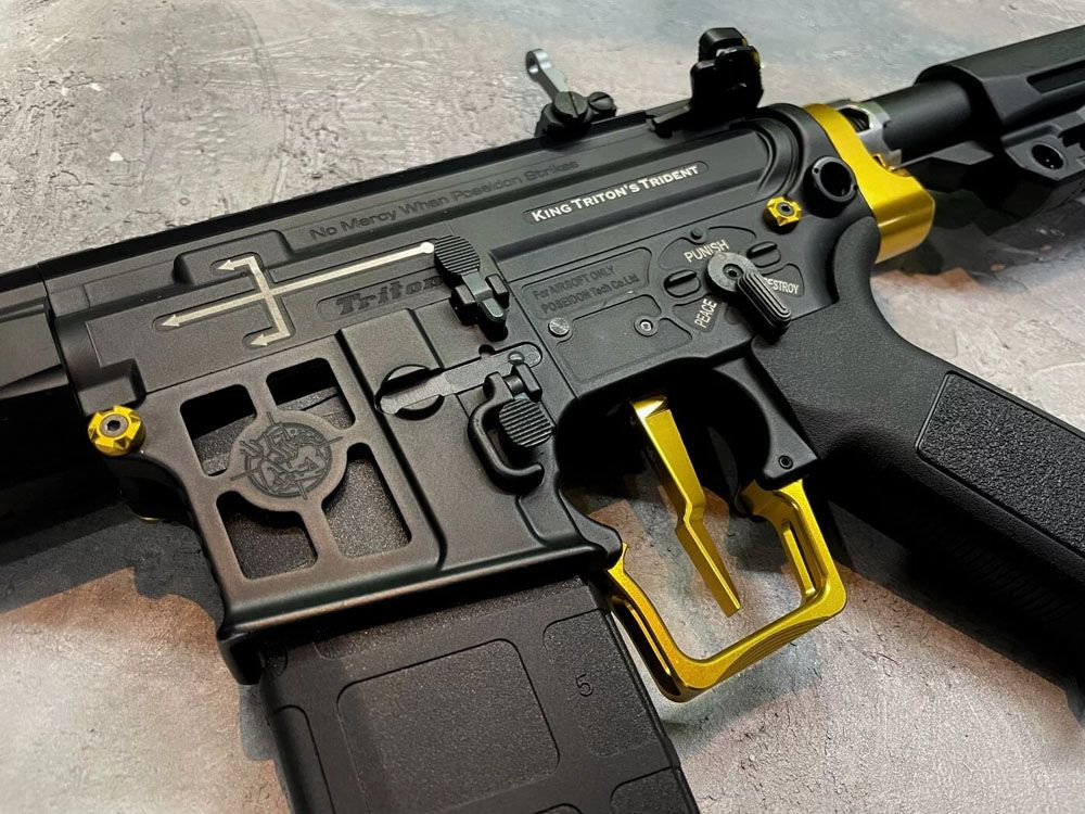 POSEIDON TERMINATOR M4 AEG KIT WITH CNC TUNABLE ADVANCED TRIGGER - MiR ...