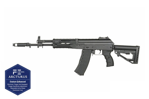 ARCTURUS AK12 MODERNIZED FE AEG AIRSOFT RIFLE - BLACK - MiR Tactical