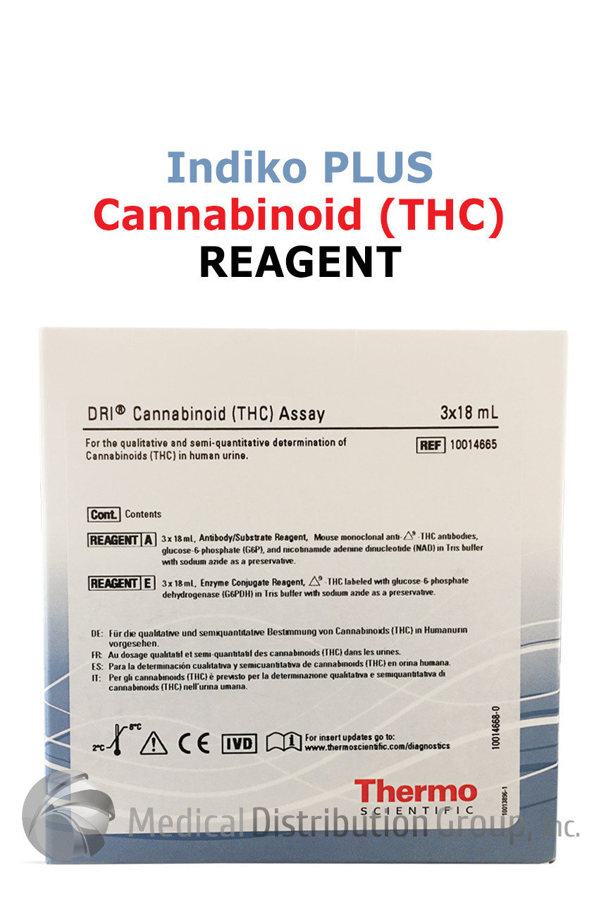 DRI Cannabinoid THC Reagent Indiko Plus 10014665 | Medical Distribution ...