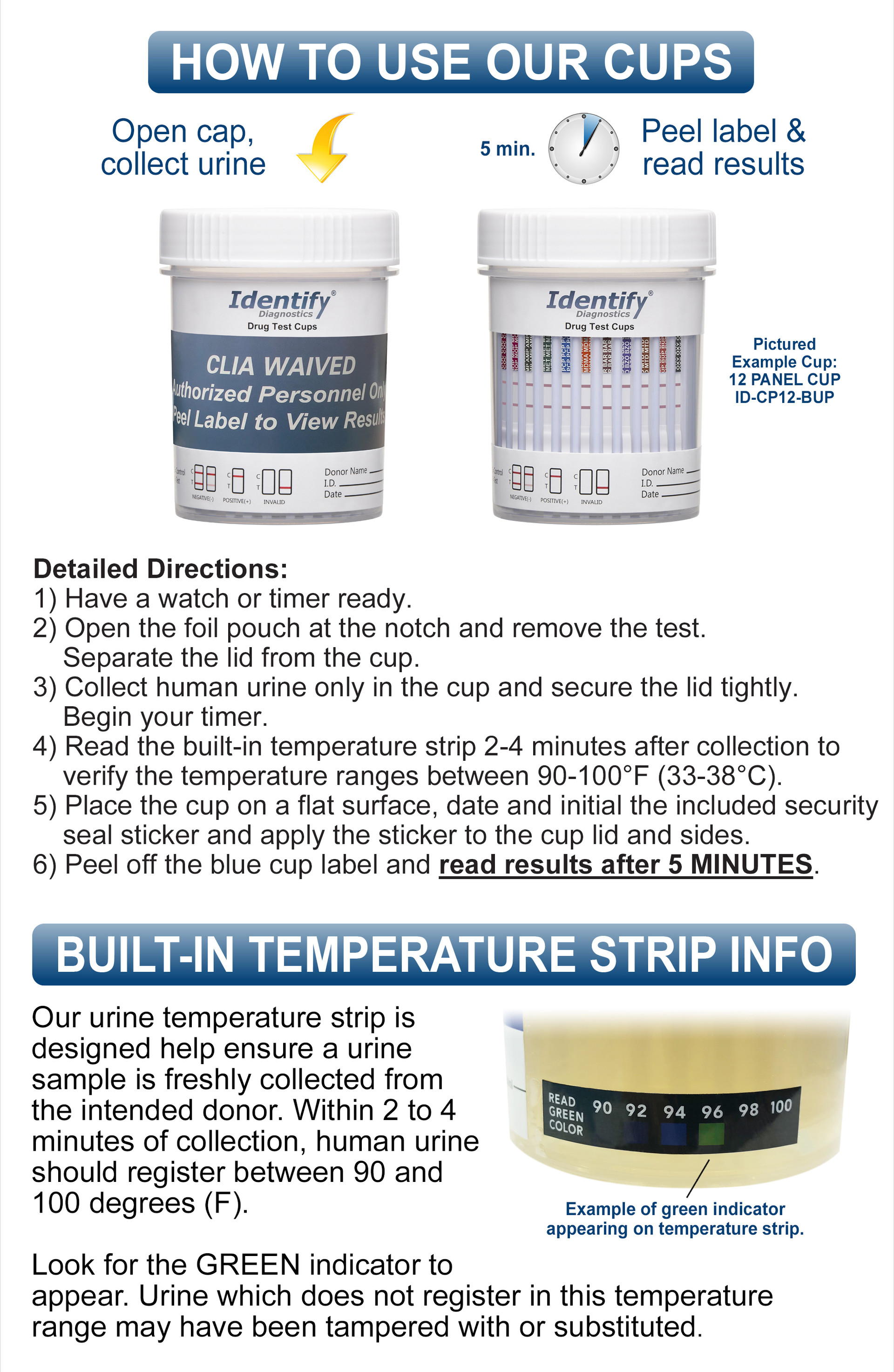 All Drug Test Cups | Medical Distribution Group