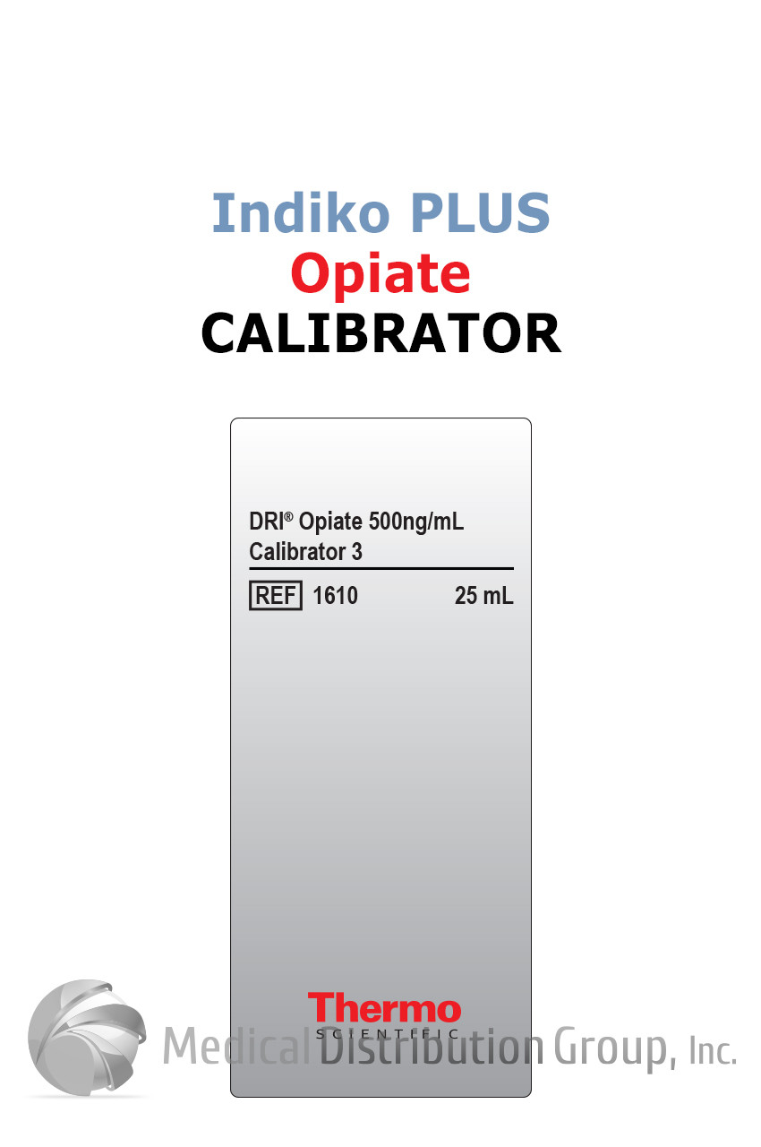 DRI Opiate Calibrator Indiko Plus 1609 | Medical Distribution Group
