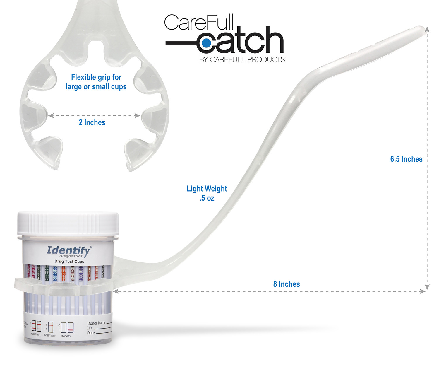 CareFull Catch Disposable Urine Specimen Cup Holder | Medical ...