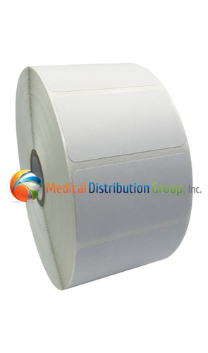 White Test Tube Labels 2.25 x 1.25 inches - 1 inch core - Medical ...