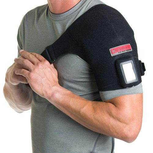 Rechargeable Infrared Heat Therapy Shoulder Wrap | Stop The Pain Before ...