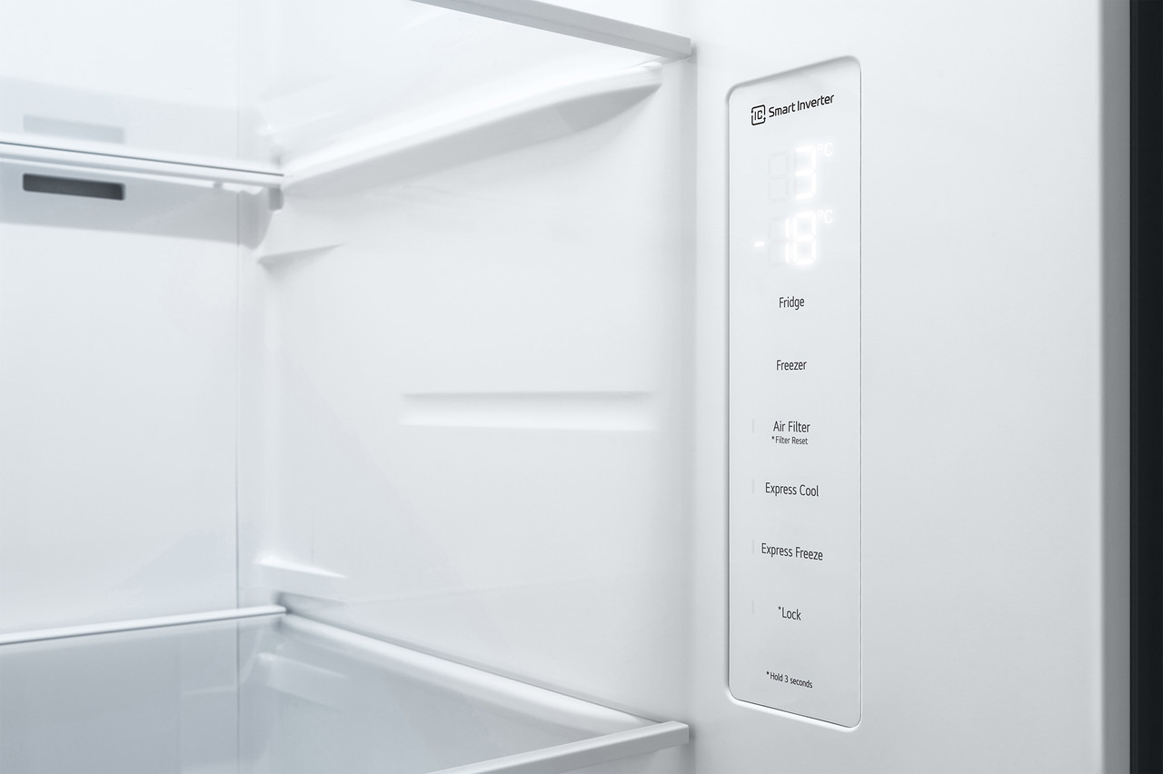 LG 635L Side By Side Fridge Freezer - DISPLAY MODEL ONLY! GSN635PL ...