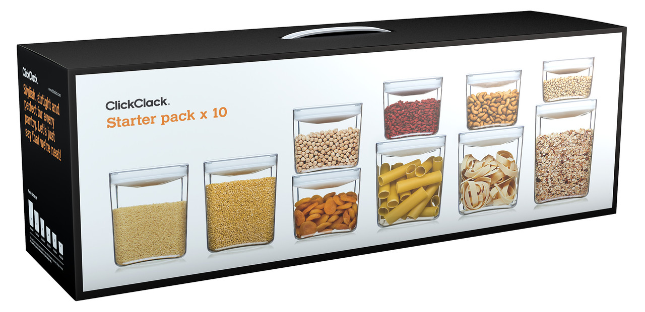 Clickclack Pantry Cube 10 Pack 627702 Extreme Appliances