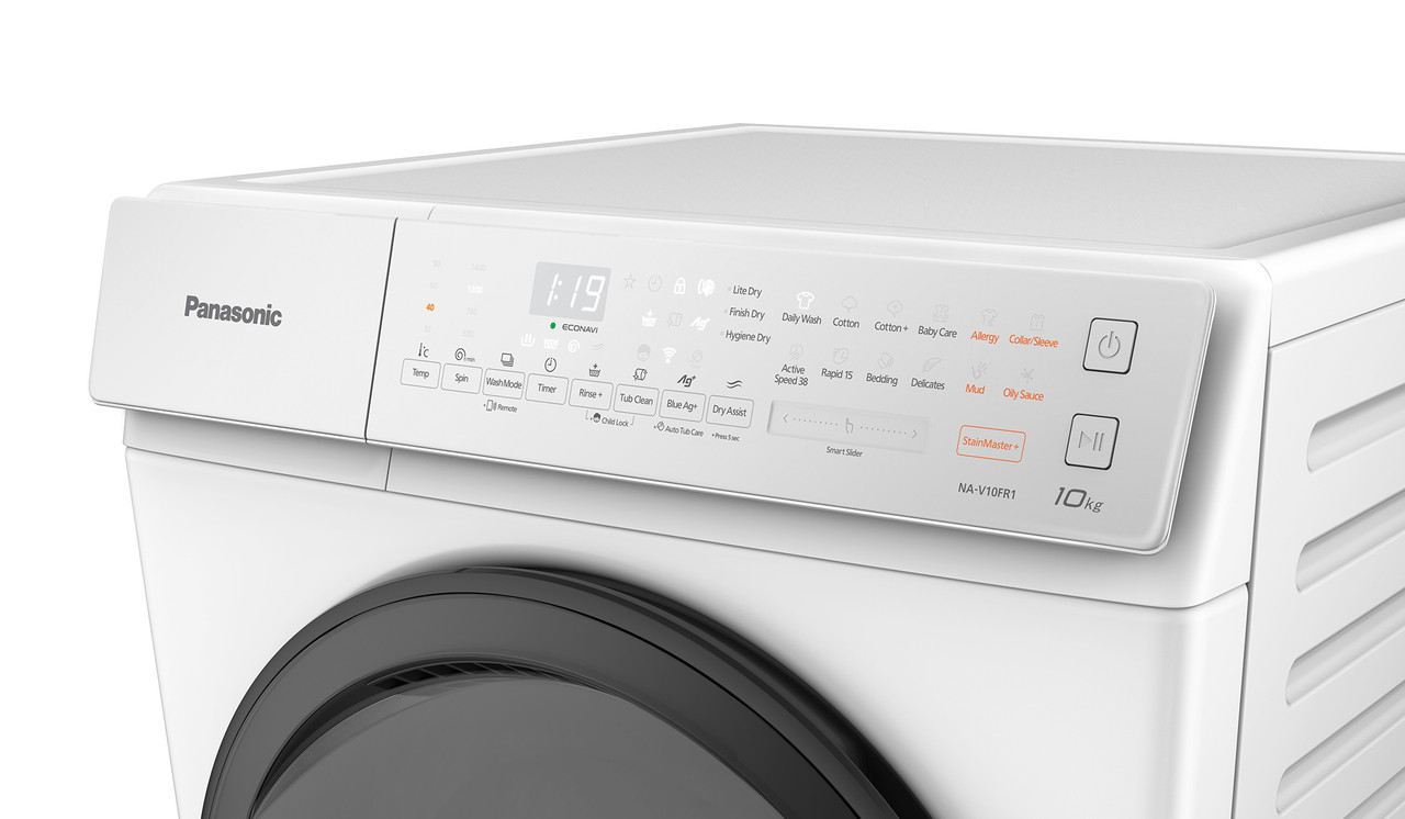 Panasonic 10kg Front Load Washing Machine NAV10FR1WAU - Extreme Appliances