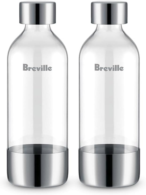 Breville the InFizz Bottles 1L - 2 Pack BCA001BSS - Extreme Appliances