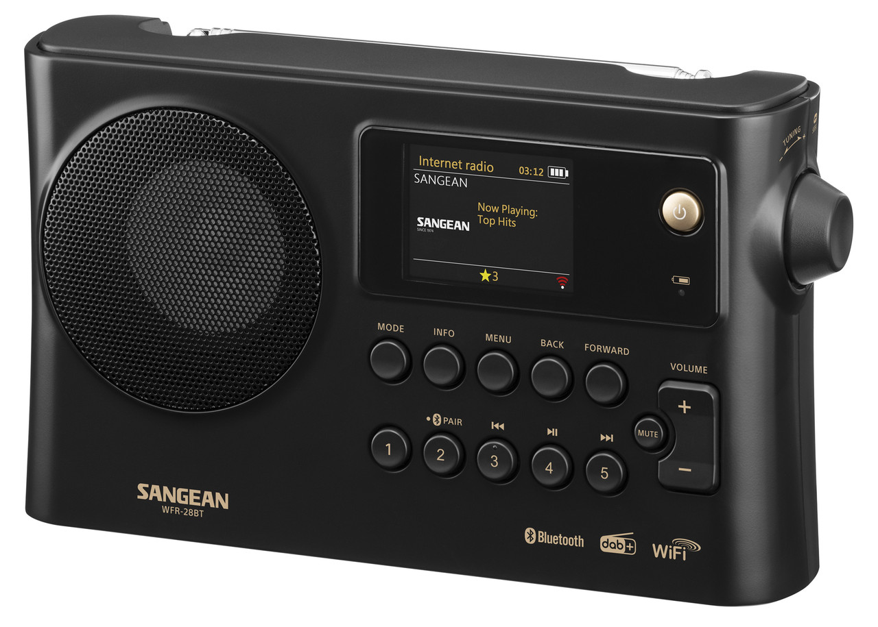 Sangean Portable Internet Radio WFR28BTB - Extreme Appliances