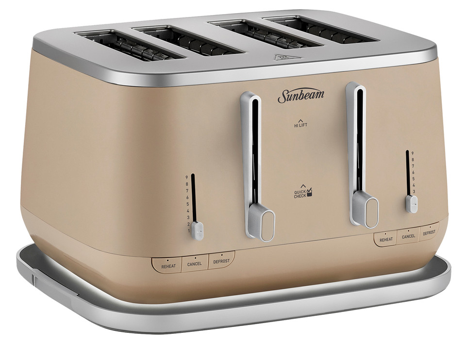Sunbeam Kyoto City 4 Slice Toaster TAM8004BK - Extreme Appliances