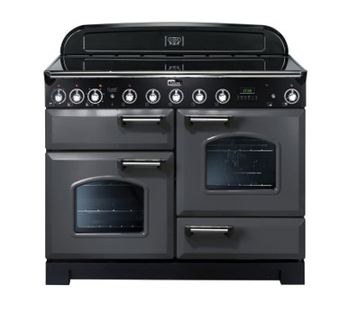 Falcon Classic Deluxe 110cm Induction Range Cooker Slate Chrome CDL110EISLC