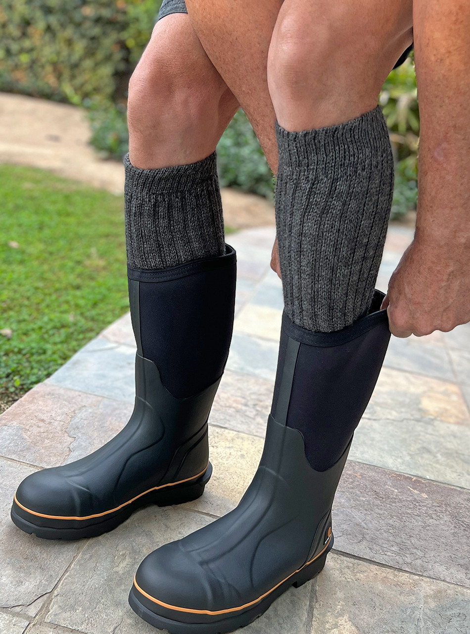 Second to None Over the Knee - Thick 100% Alpaca Wool Boot Socks for ...