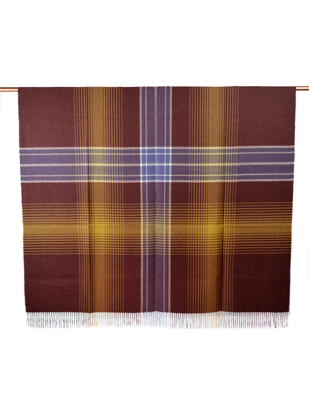 Destination Plaid Throw Blanket by Alpaca Home | Sun Valley Alpaca Co.