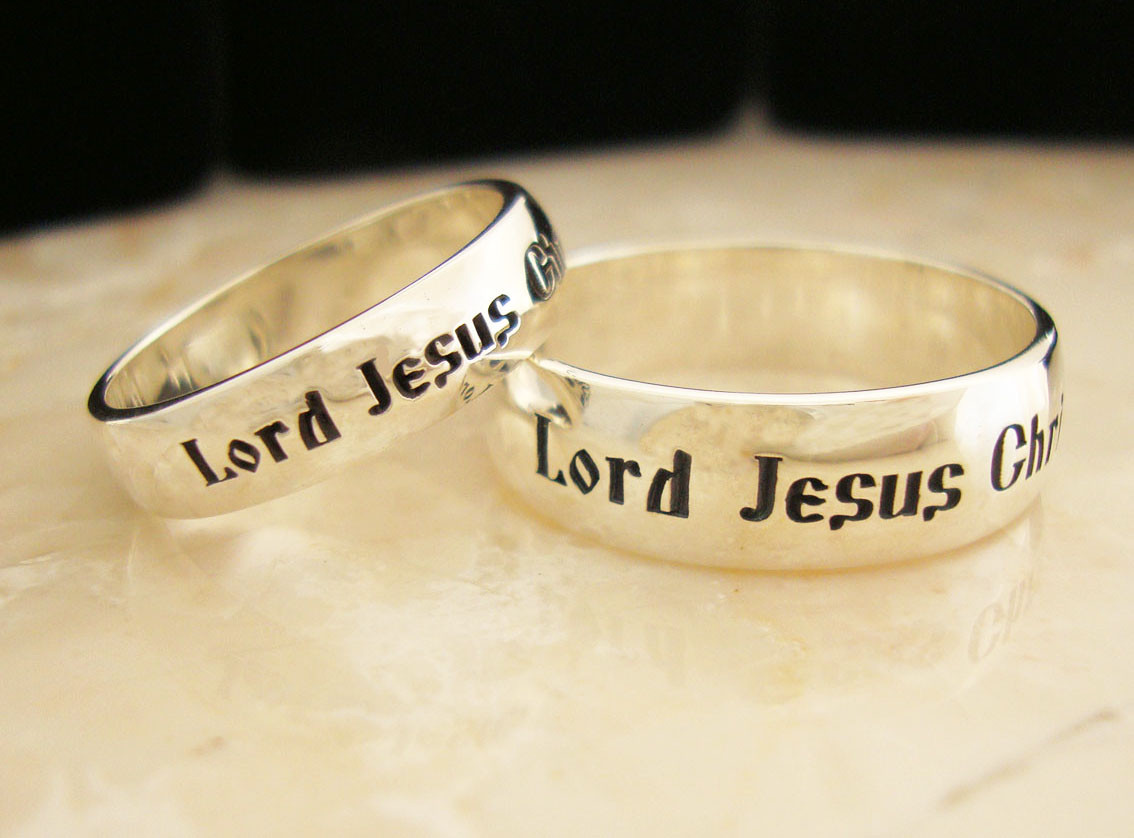 English Jesus Prayer Ring - St. Paisius Monastery Gift Shop