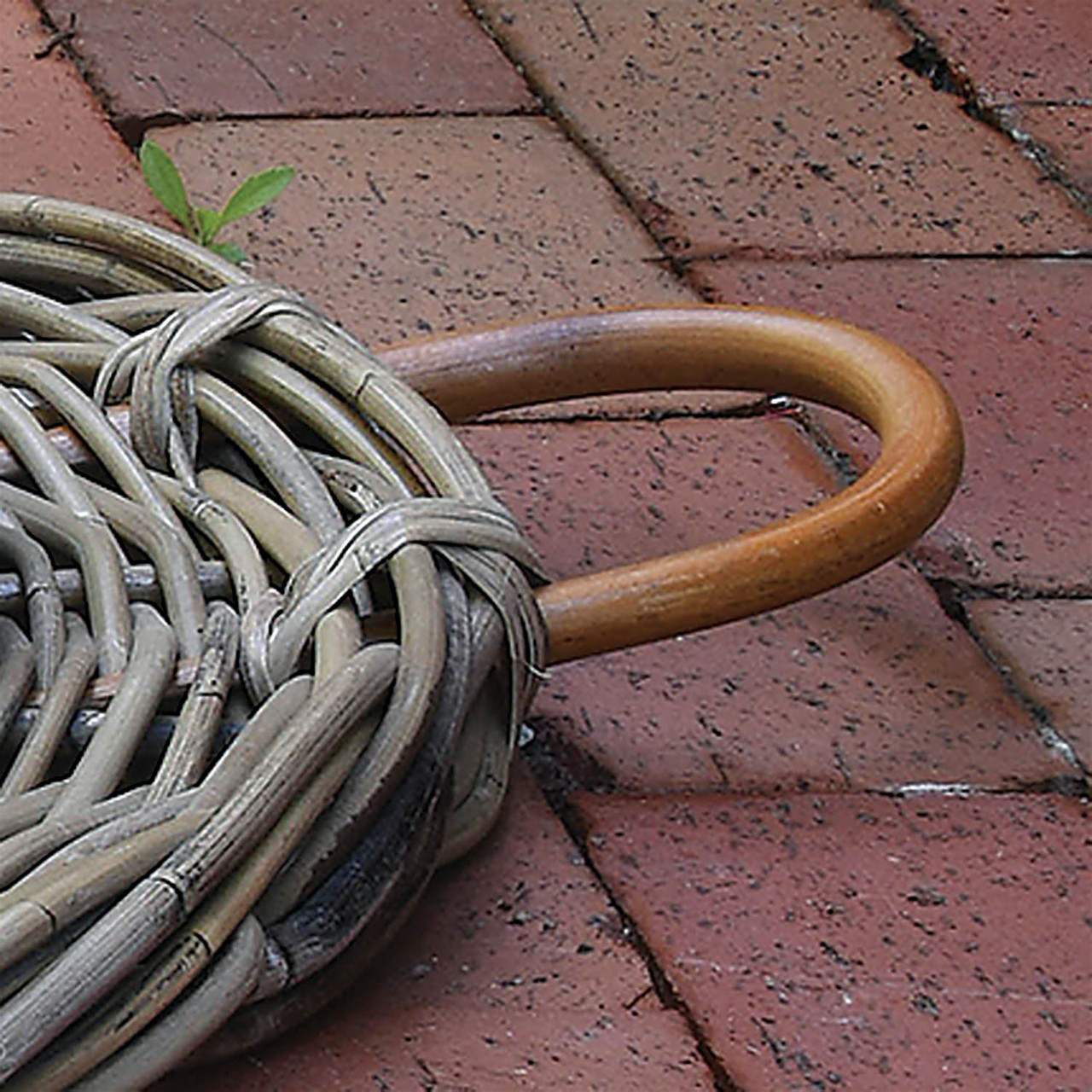 Grand Oversized Rattan Food Cover in Dark Grey Serving Tray - THE BEACH ...