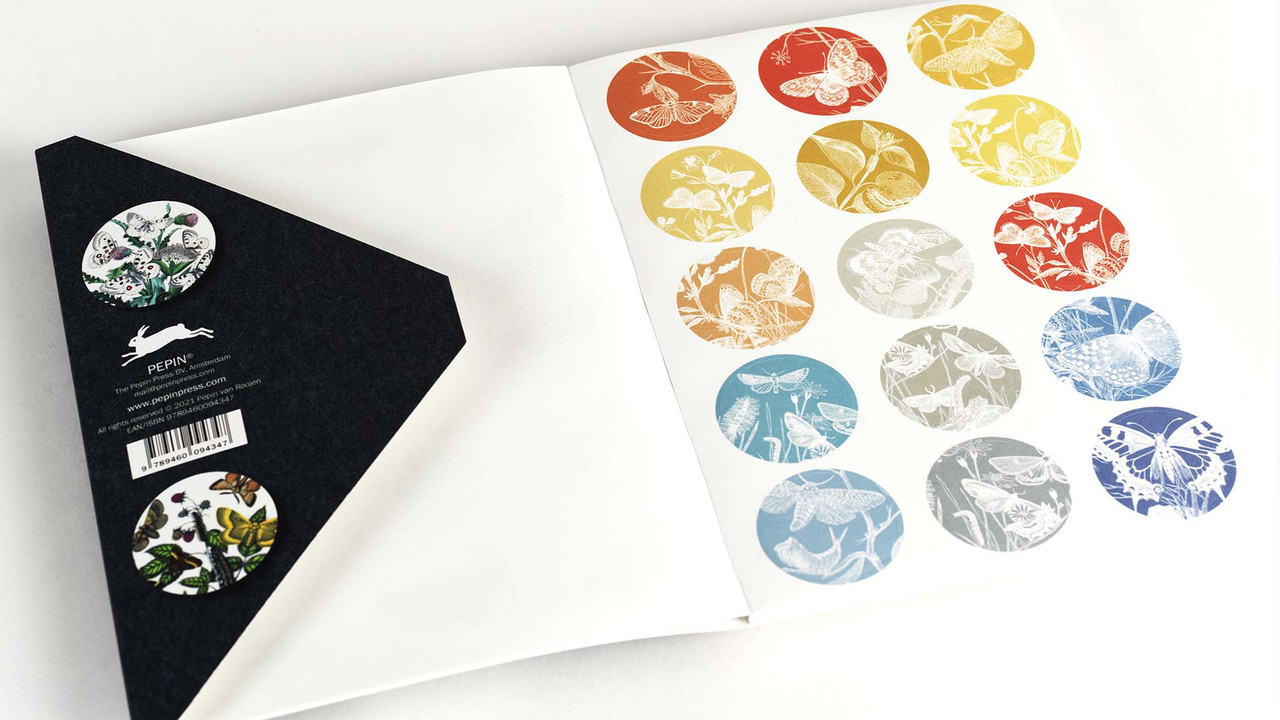 BUTTERFLIES Label, Sticker and Tape Book Set - THE BEACH PLUM COMPANY