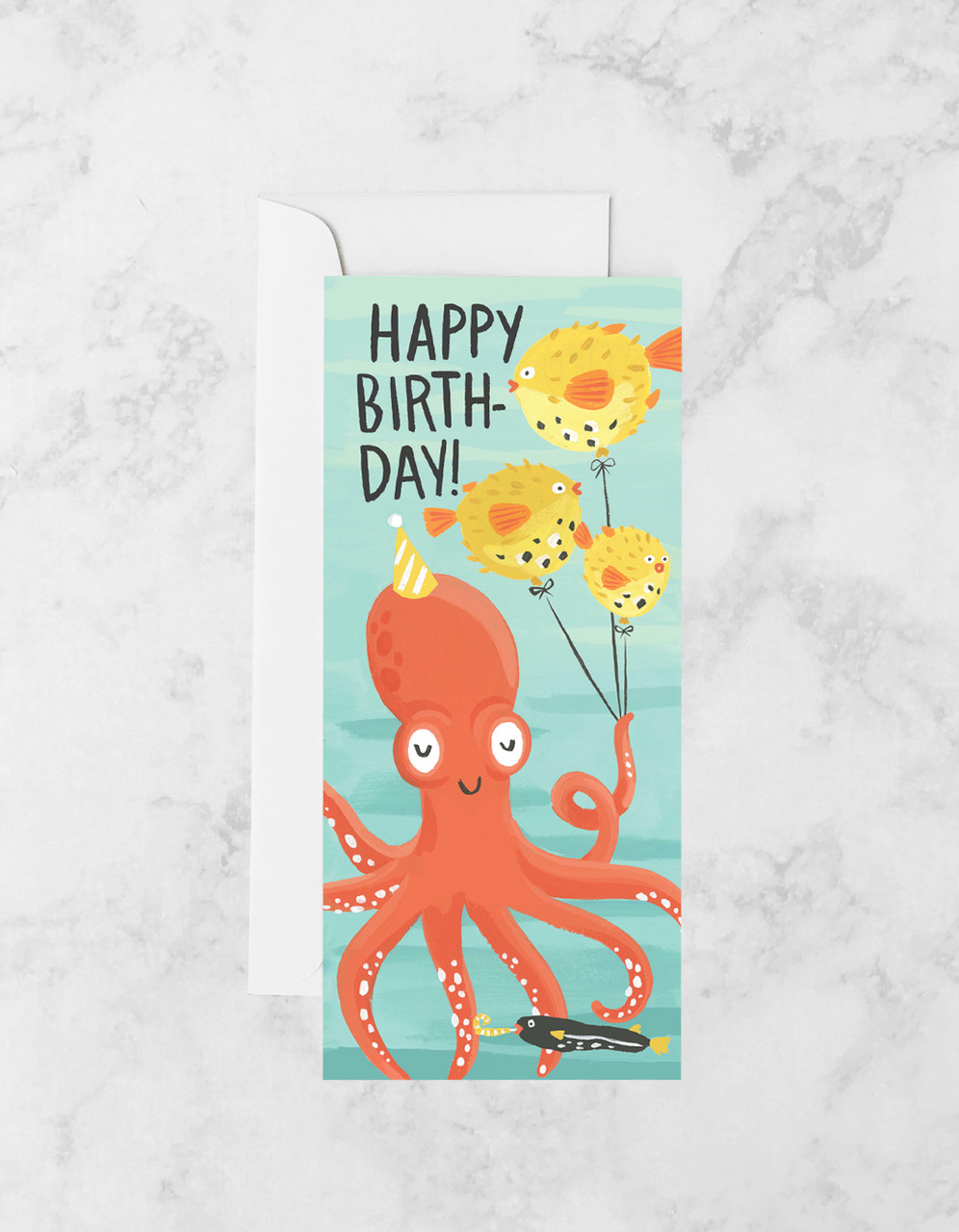 Octopus Birthday Card - THE BEACH PLUM COMPANY