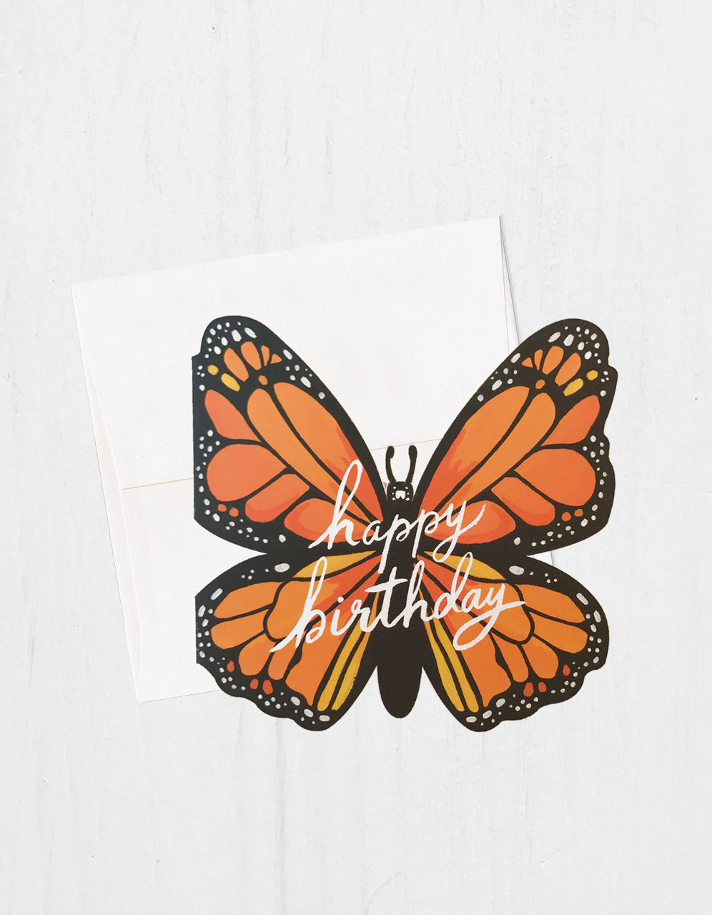 Monarch Birthday Card - THE BEACH PLUM COMPANY