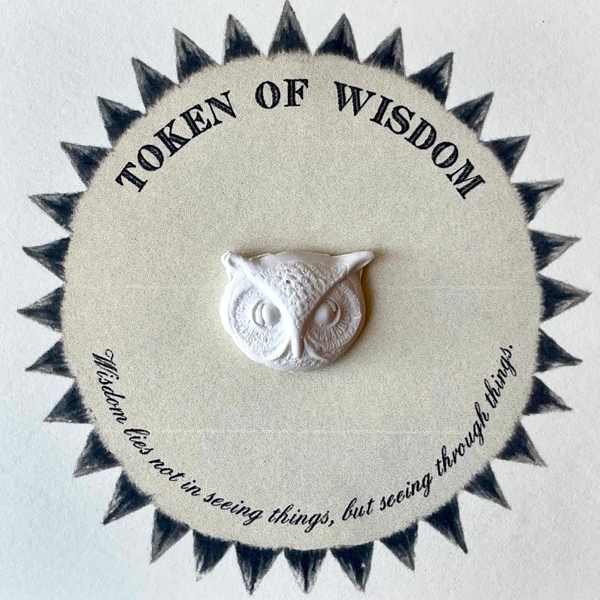 WISDOM Affirmation Token - THE BEACH PLUM COMPANY
