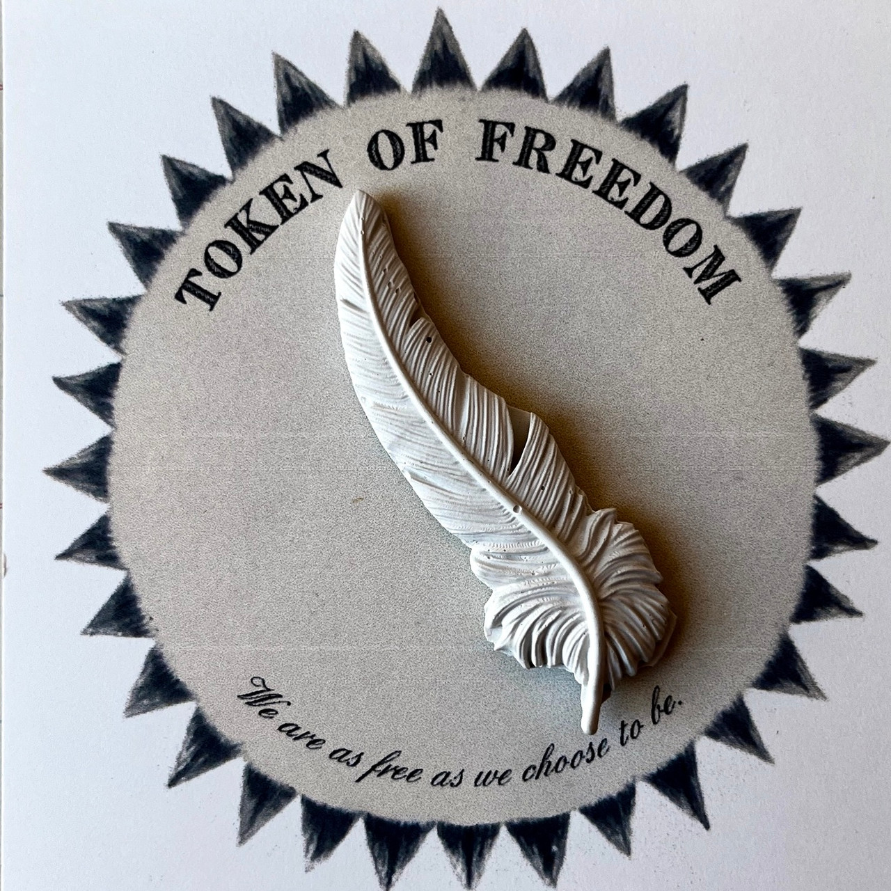 FREEDOM Affirmation Token - THE BEACH PLUM COMPANY
