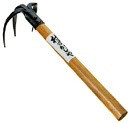 Hand Forged Japanese Steel 3 Prong Rake Cultivator with Oak Handle ...