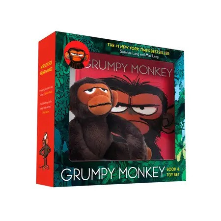 The Grumpy Monkey Book and Toy Set - THE BEACH PLUM COMPANY