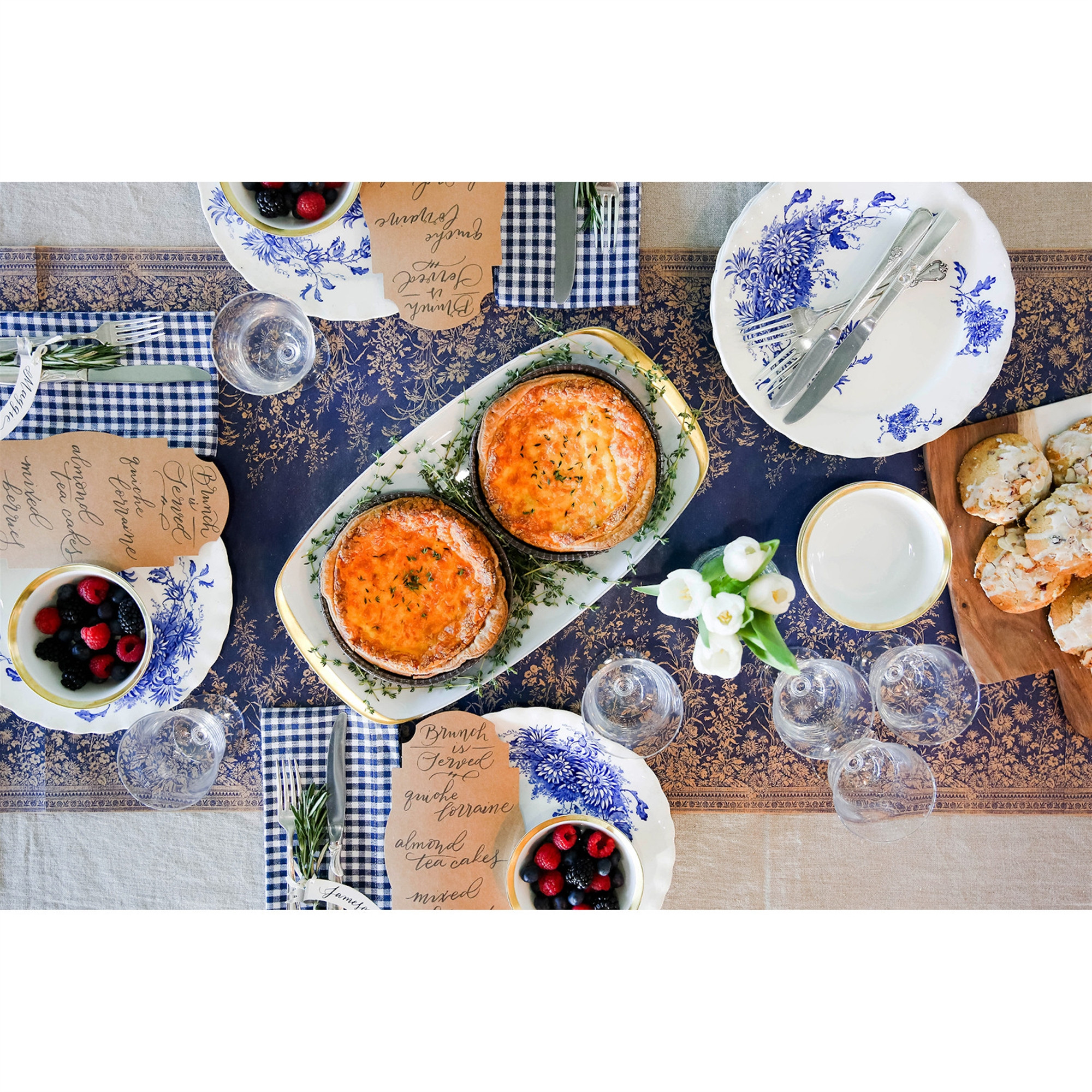 Plain Kraft Paper Table Runner - THE BEACH PLUM COMPANY