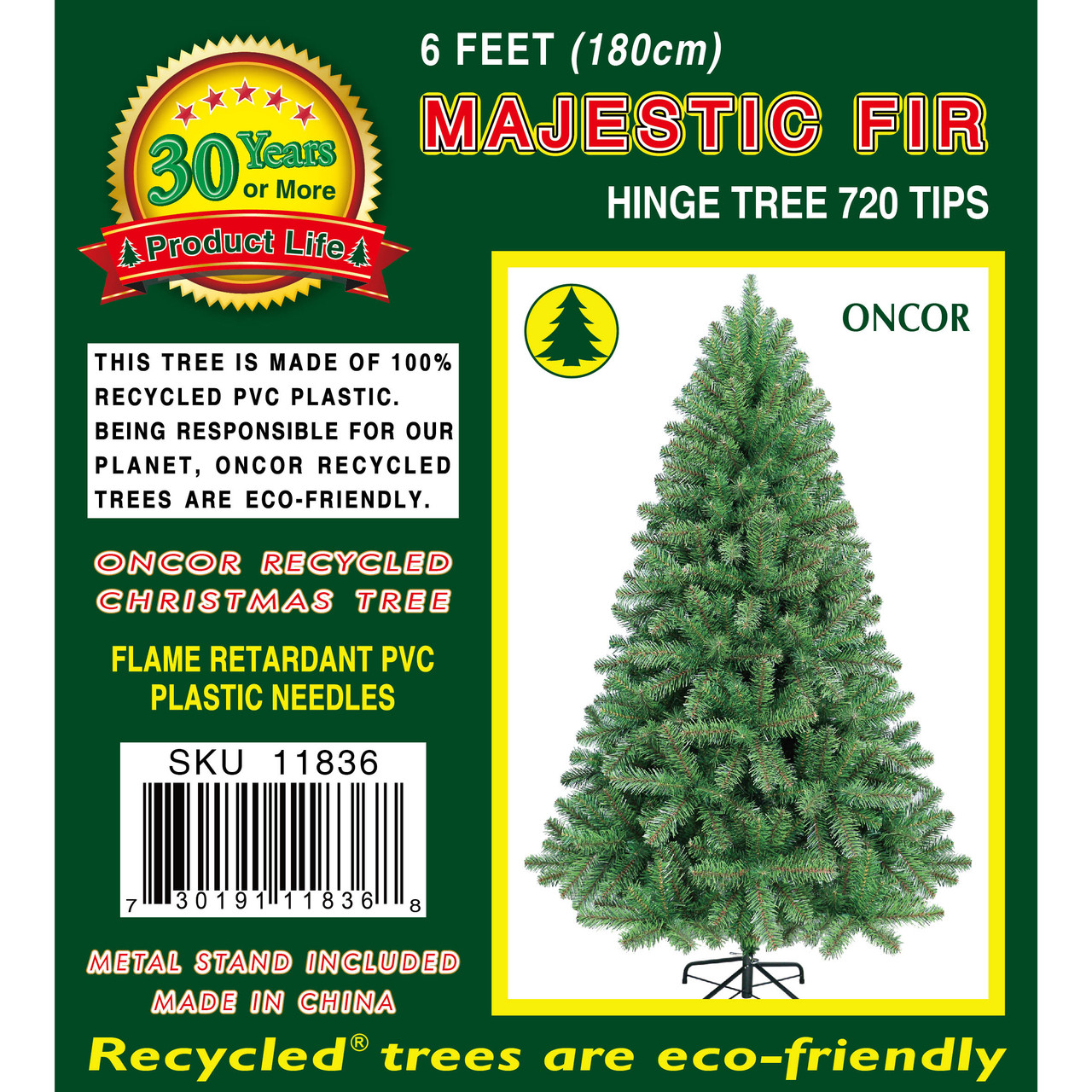 6ft Majestic Fir Hinge Tree - Home Fabrics Ltd.