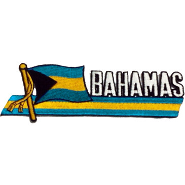 Patch - Bahamas Flag with Stripes - Home Fabrics Ltd.