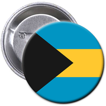 Pin - Bahamas Flag 3" Button - Home Fabrics Ltd.