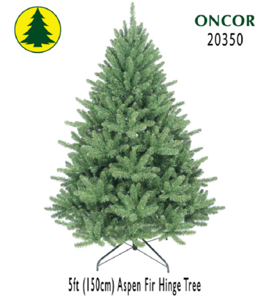 5ft Aspen Fir Hinge Tree - 1006 tips - Home Fabrics Ltd.