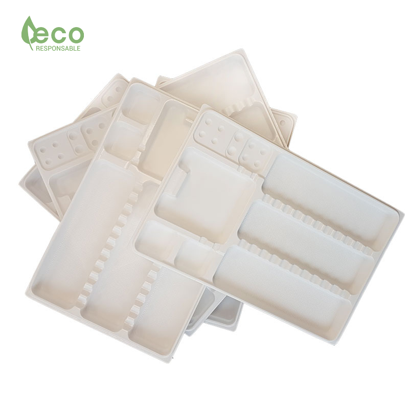 Bandejas biodegradables compartimentadas (200 uds) - Dental de Venta ...