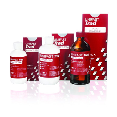 Resina acrílica Unifast TRAD (Polvo/Líquido) - Dental de Venta Directa ...